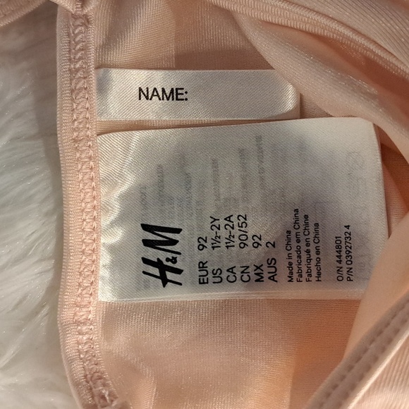 H&M | Costumes | Hm Ballet Costume Size 52 Years Girls Pink And Gold ...